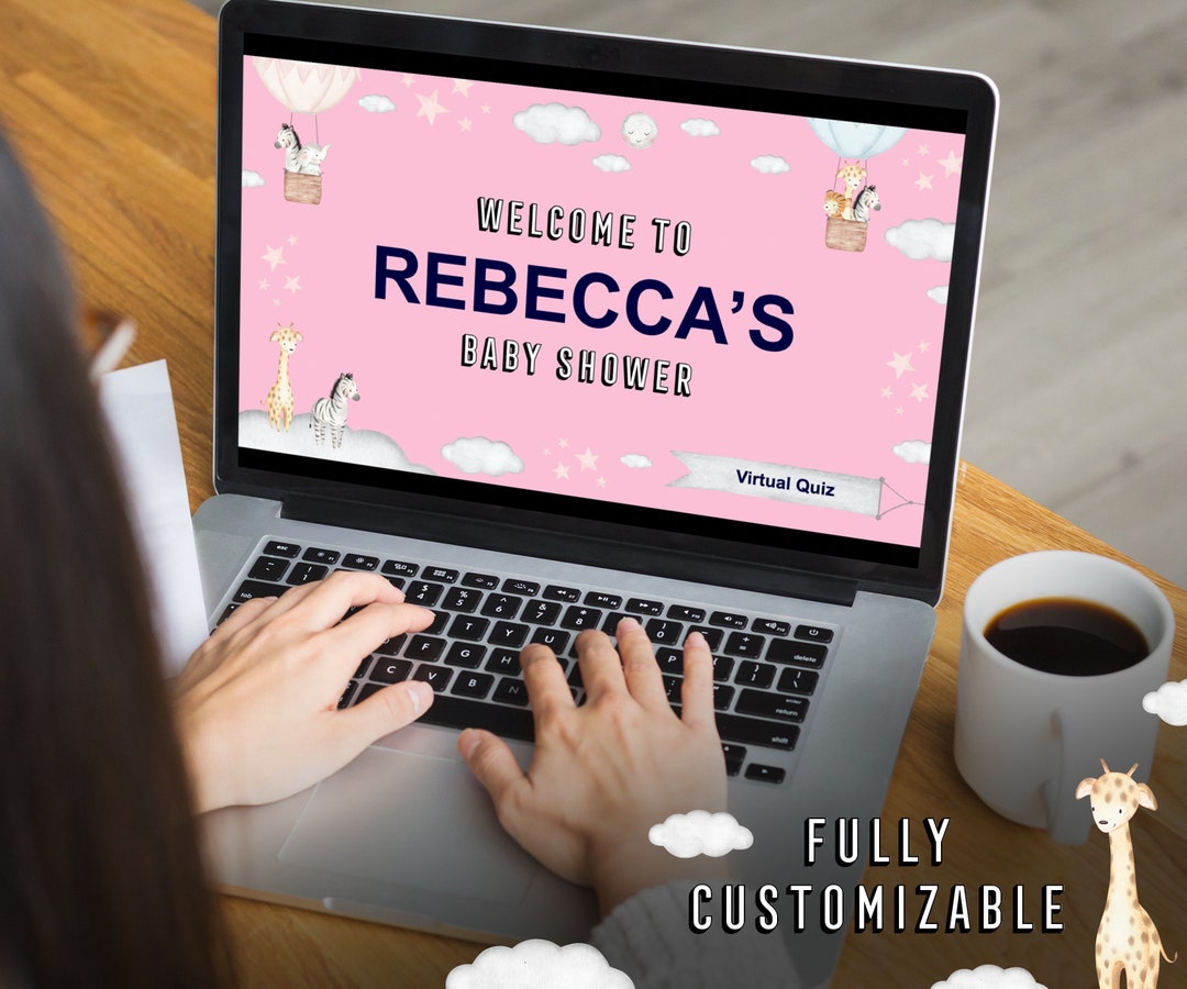 Virtual Baby Shower Powerpoint Game | Baby Shower Quiz | Distance Baby ...