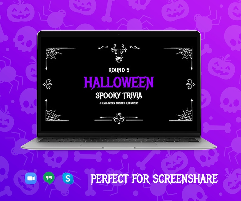 Halloween Quiz | Powerpoint Quiz Fun | Virtual Quiz | Emoji Pictionary ...