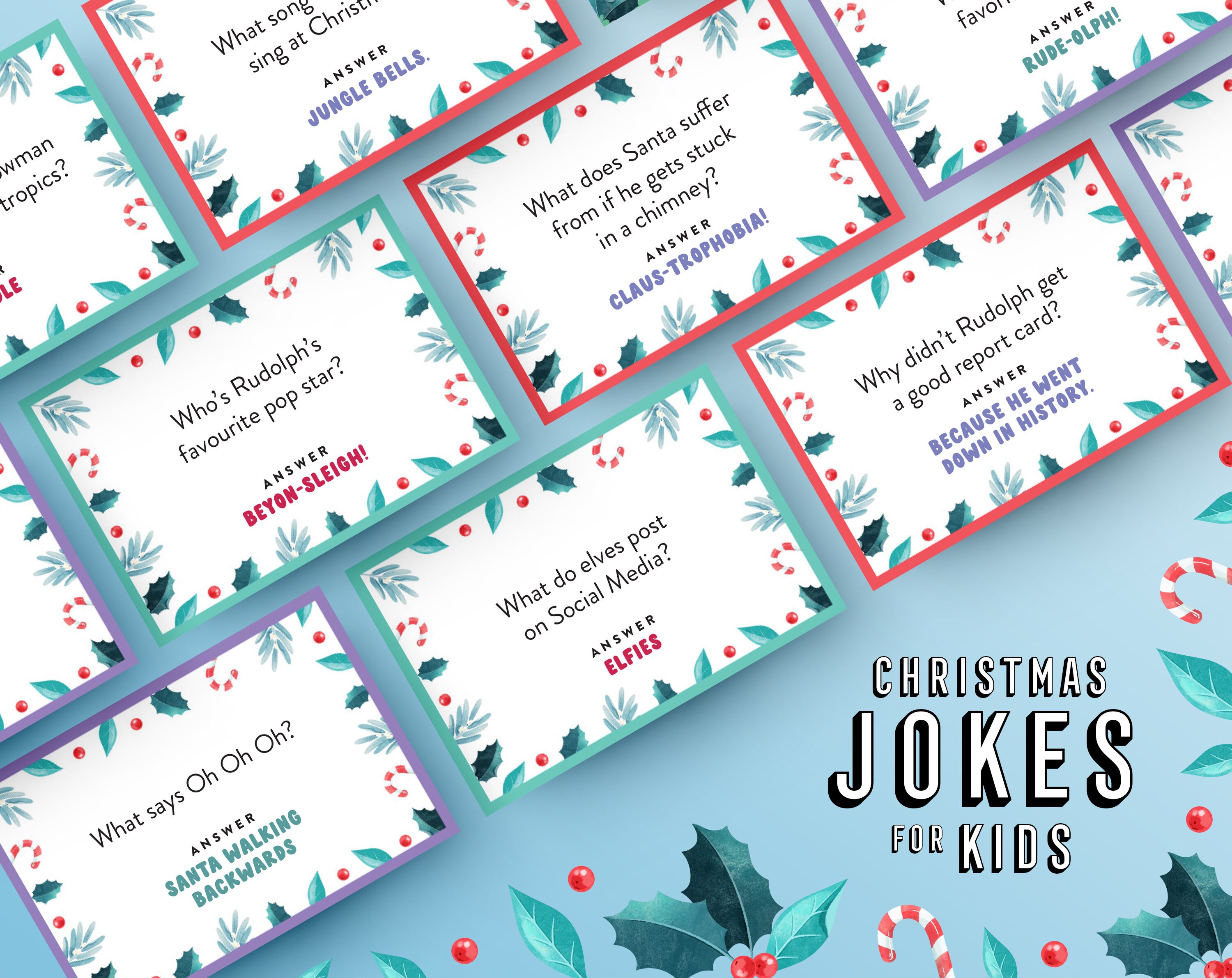 Christmas Cracker Jokes for Kids | Christmas Activity | Printables ...
