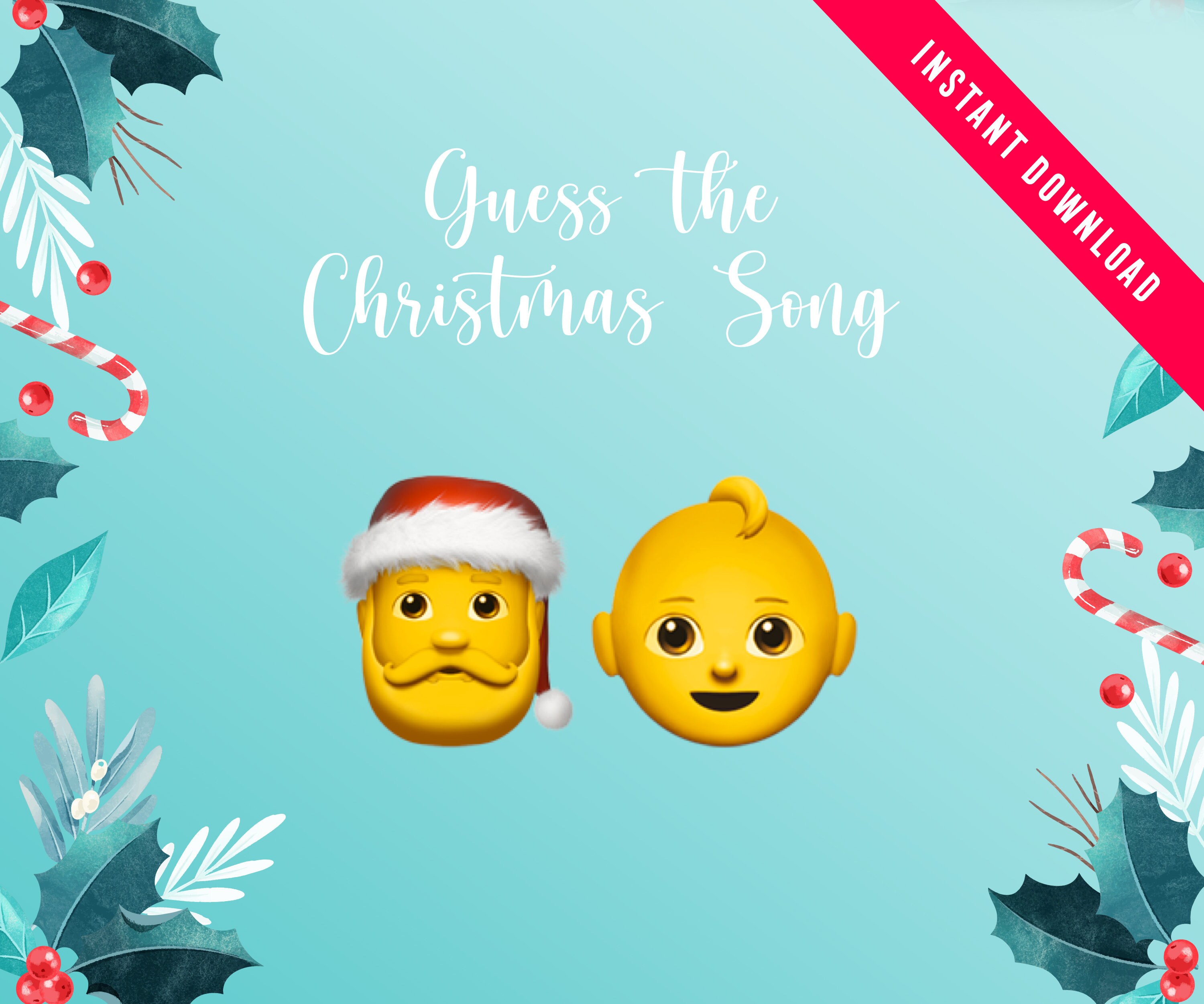 Christmas Quiz Powerpoint Quiz Fun Virtual Quiz Emoji - Etsy UK