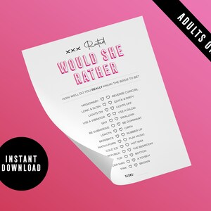 Bachelorette Party Printable Six Pack Hens Do Printable Sex Pack Rude ...