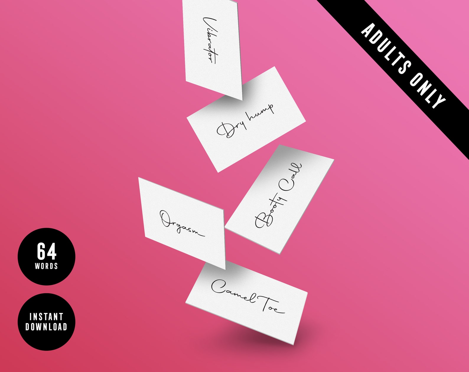 Adults Only Dirty Pictionary Naughty Pictionary Printable - Etsy