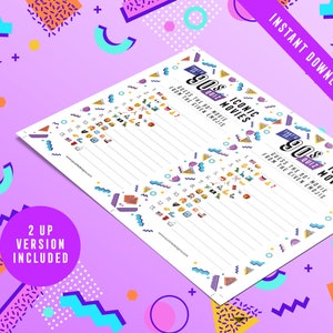 90's Movies Emoji Quiz | Nineties Movies Emoji Pictionary Quiz ...