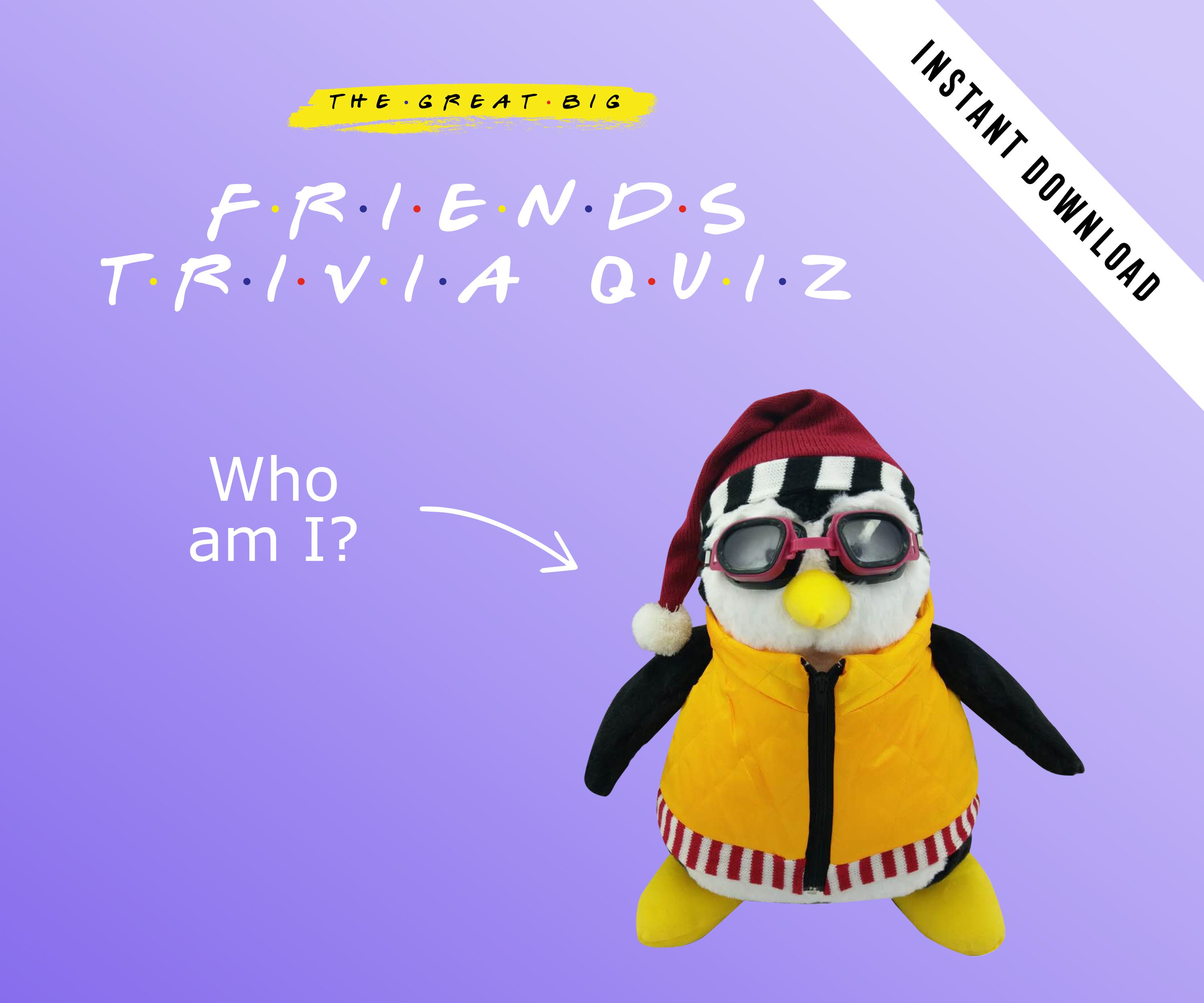 Friends TV Show Quiz Friends Theme Quiz Powerpoint Quiz | Etsy