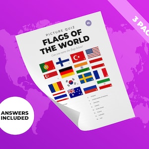 Flags of the World | Flag Quiz Part Two | Learn World Flags ...