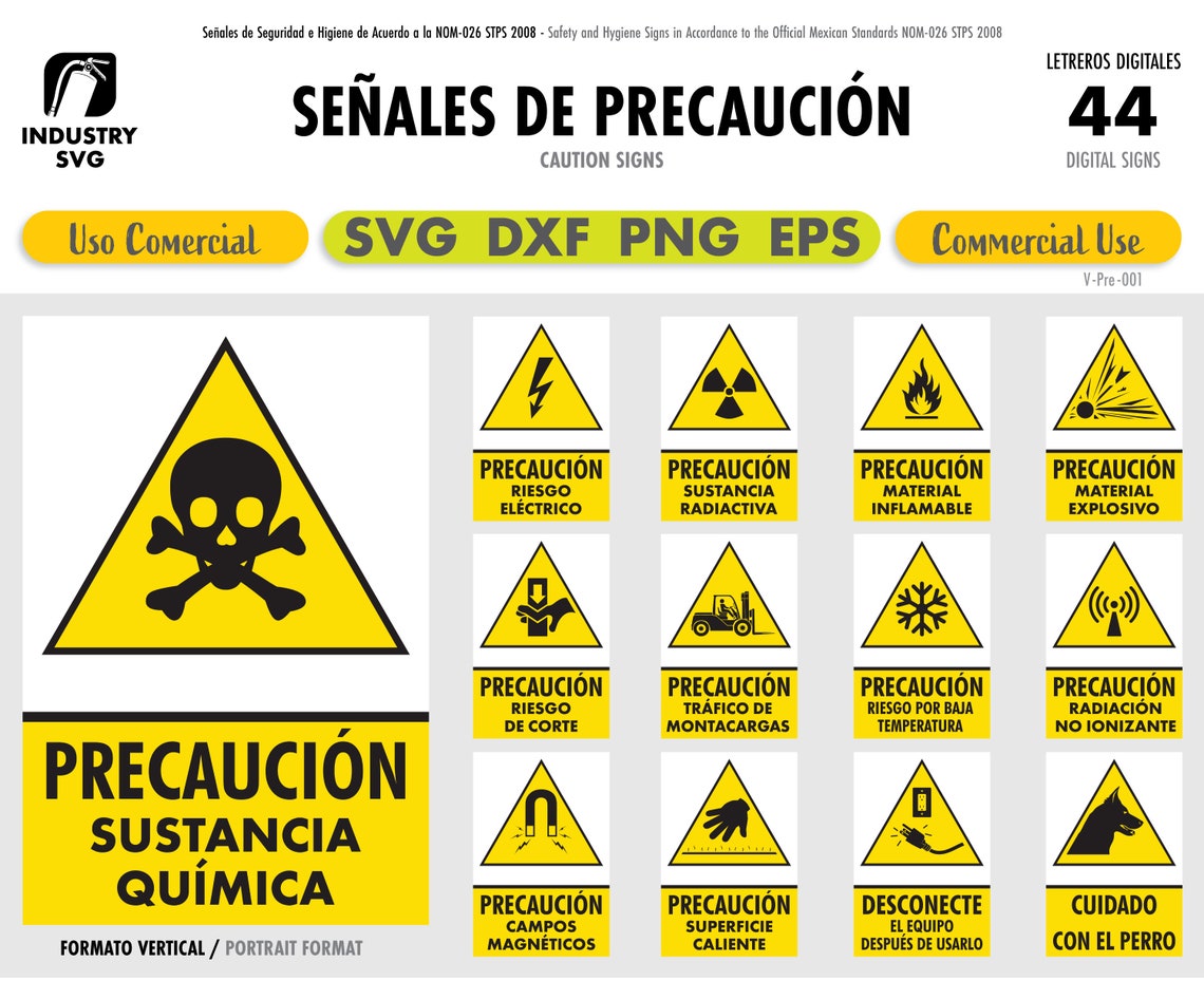 Señal de precaución SVG, señal de peligro svg, cuidado con el perro svg ...