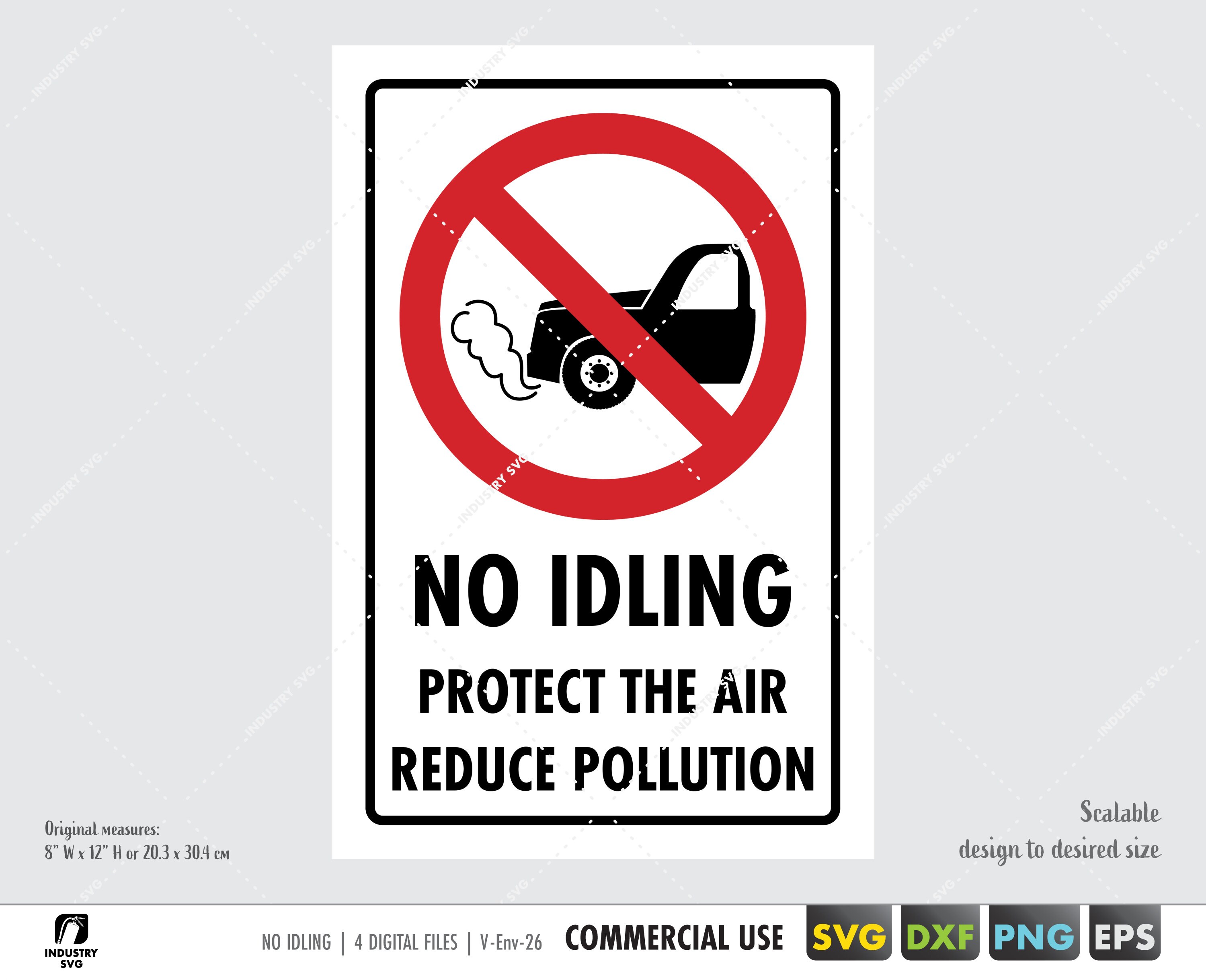 No Pollution Signs