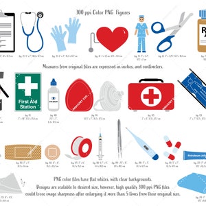 Medical Bundle Svg, Medical Art, Hospital Clipart, Supplies, First Aid ...