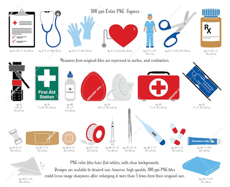 Medical Bundle Svg Medical Art Hospital Clipart Supplies | Etsy