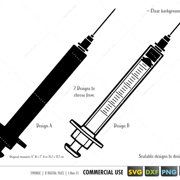 Syringe Clip Art - Etsy