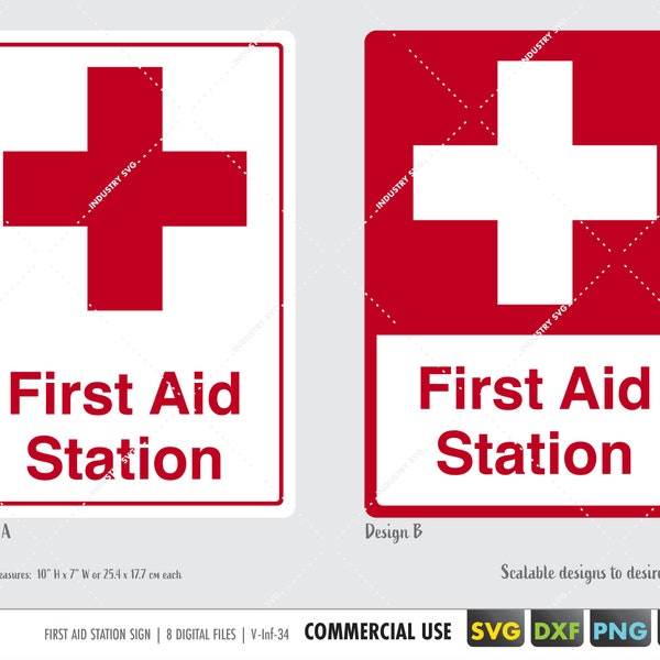 First Aid Cross Stencil - Etsy