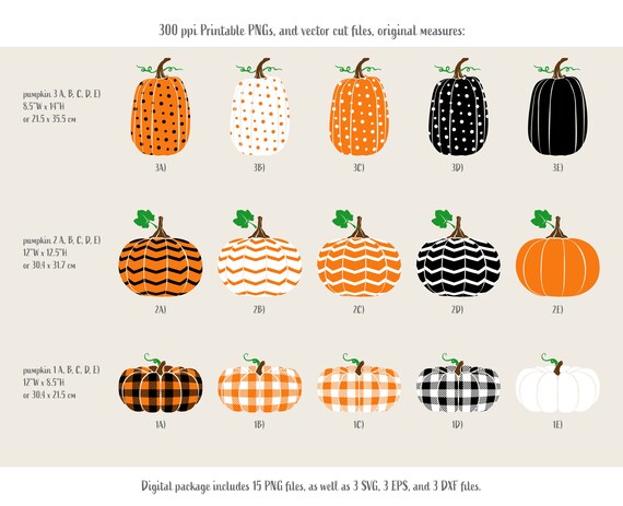 Chevron Pumpkin Clip Art
