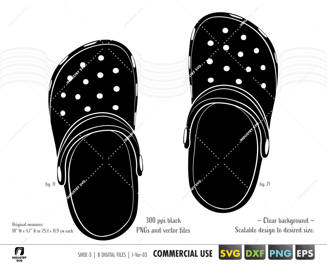 Clog Shoes Svg, Dxf, Eps, Country Shoes Svg, Clog Sandals Clipart ...