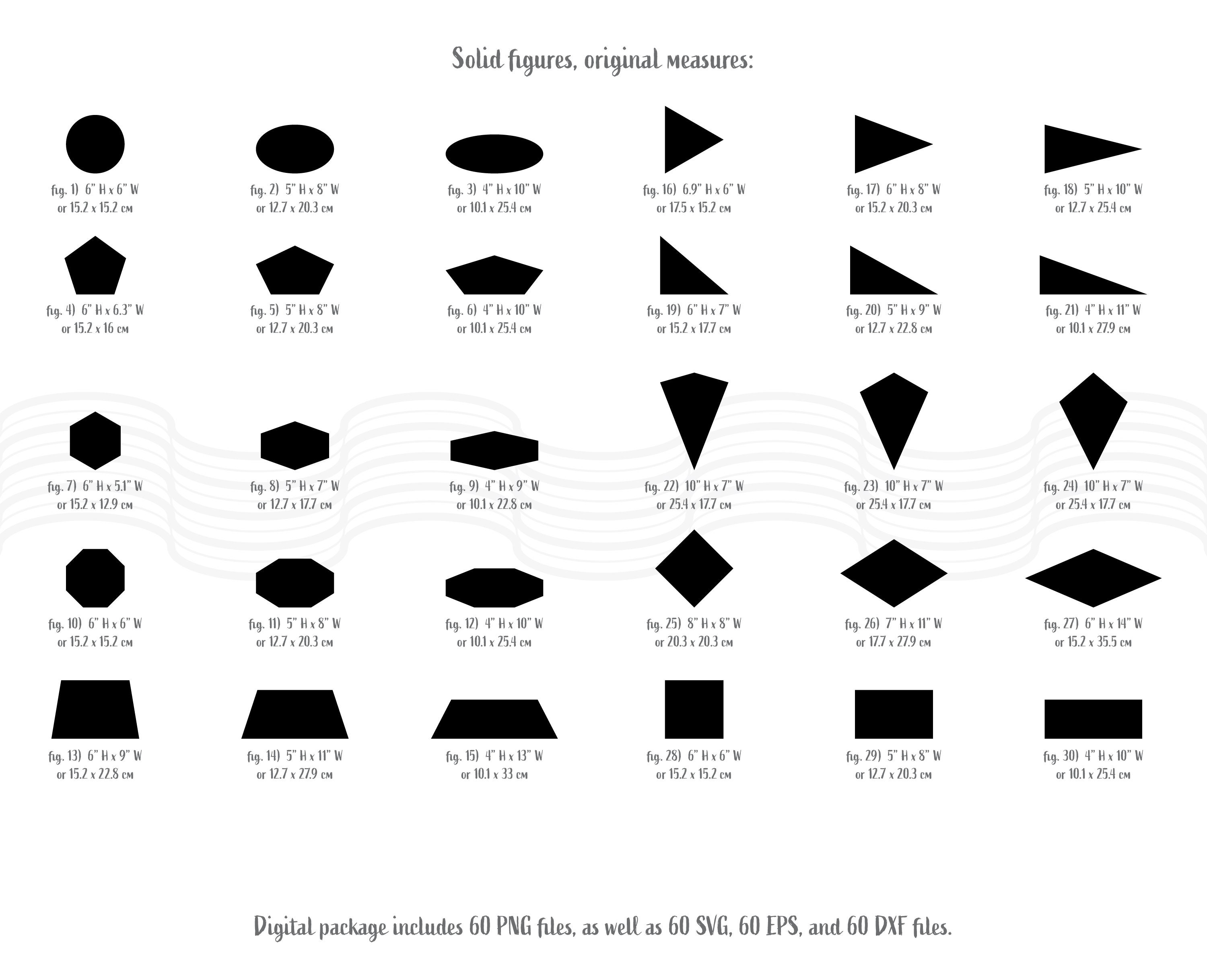 Triangle Svg Shapes Svg Basic Shapes Bundle Png Polygon - Etsy Australia
