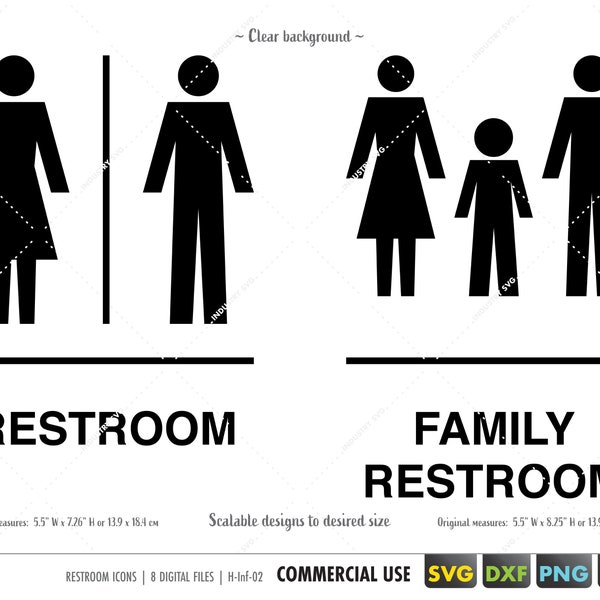 Family Bathroom Sign - Etsy