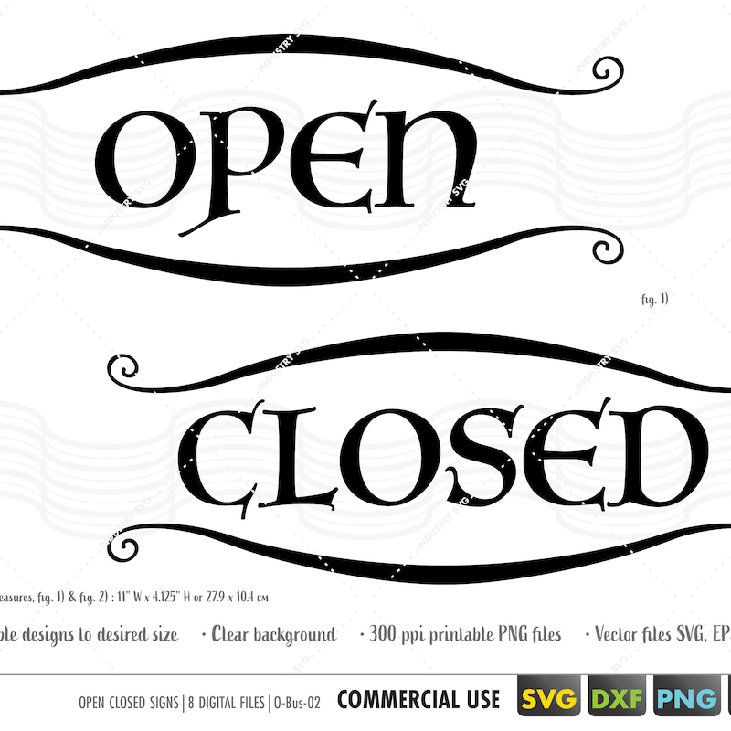 Kitchen Open/ Closed Sign - Etsy