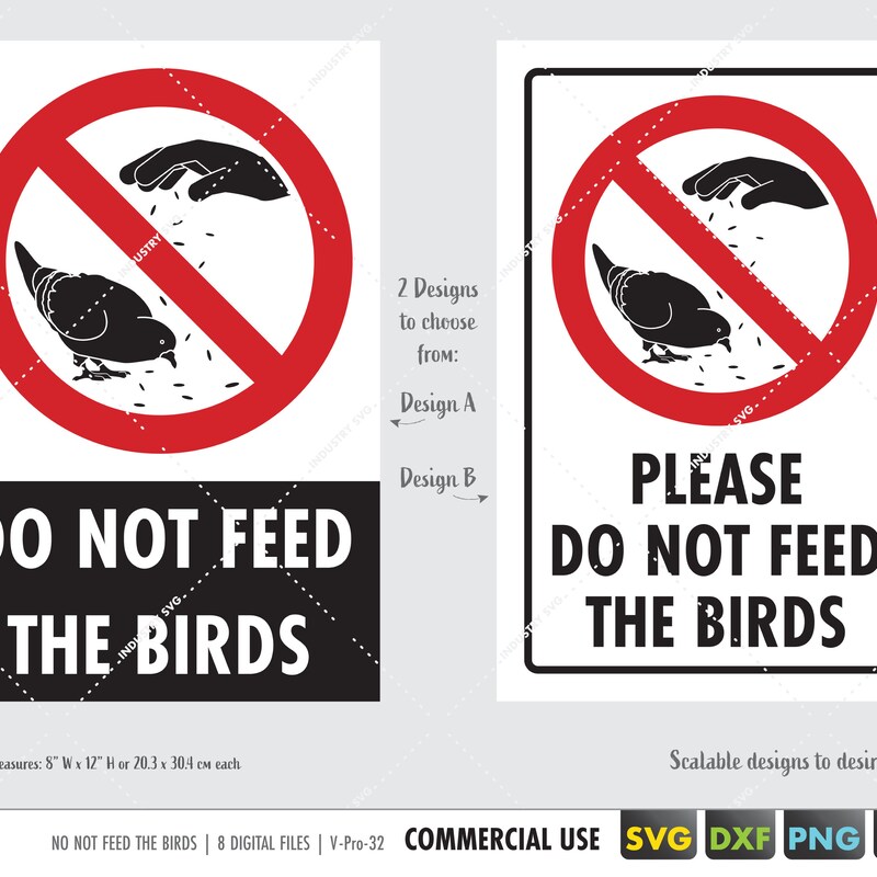 Please Do Not Feed Signs - Etsy