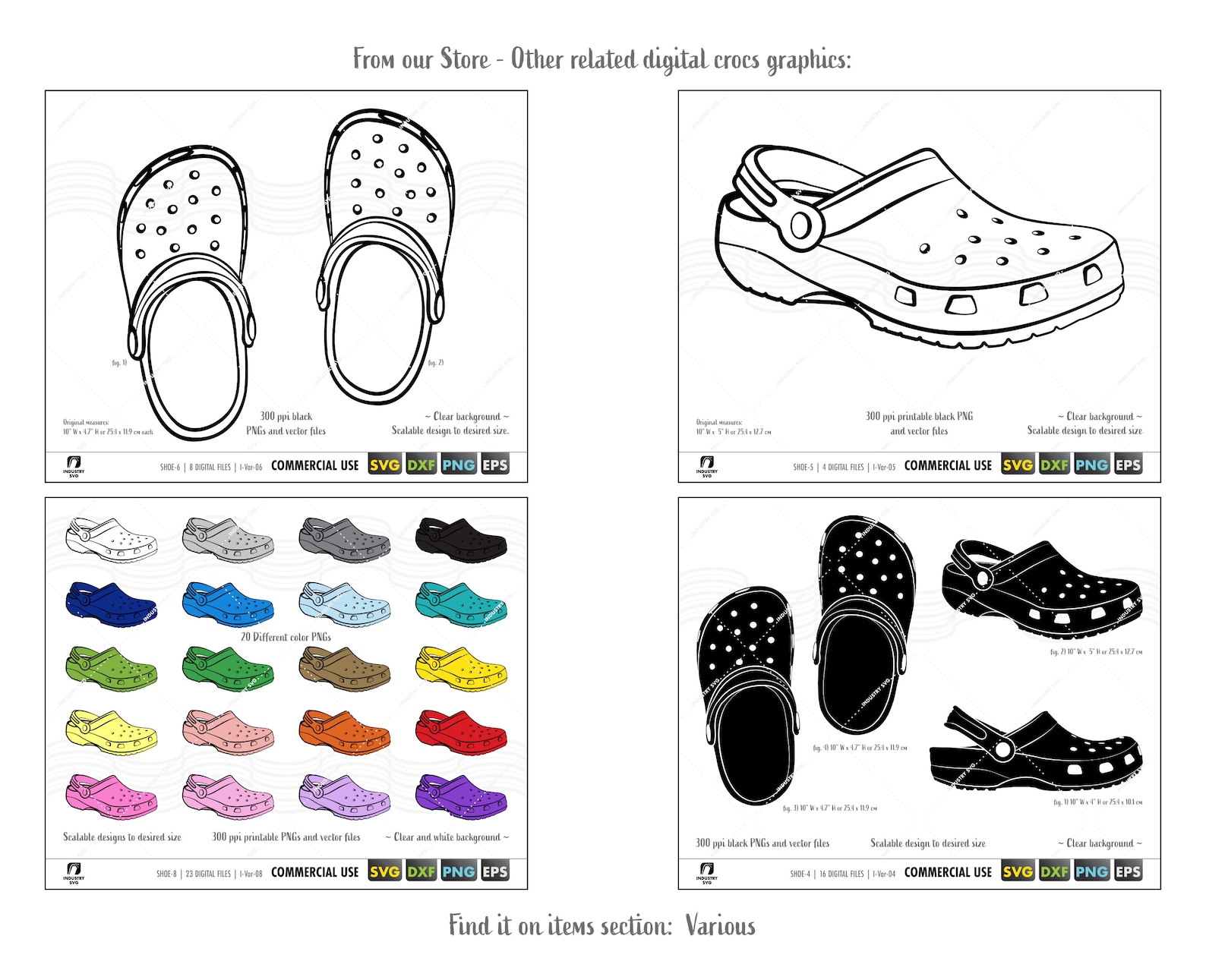 Clog Shoes Svg, Dxf, Eps, Country Shoes Svg, Clog Sandals Clipart ...