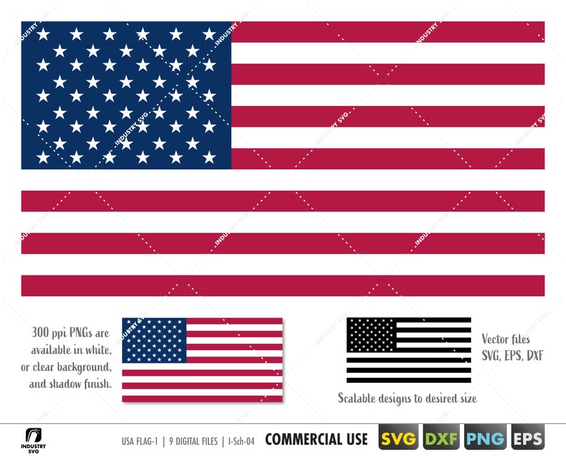 US Flag Svg American Flag Svg Usa Flag Clipart Us Flag - Etsy