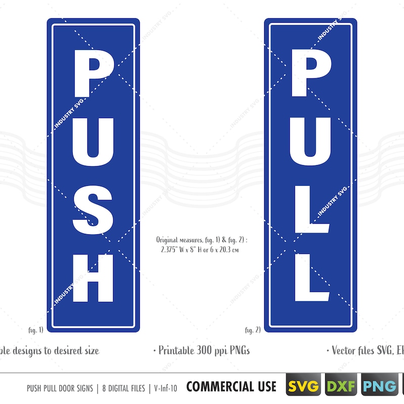 Pull Sign on the Door - Etsy