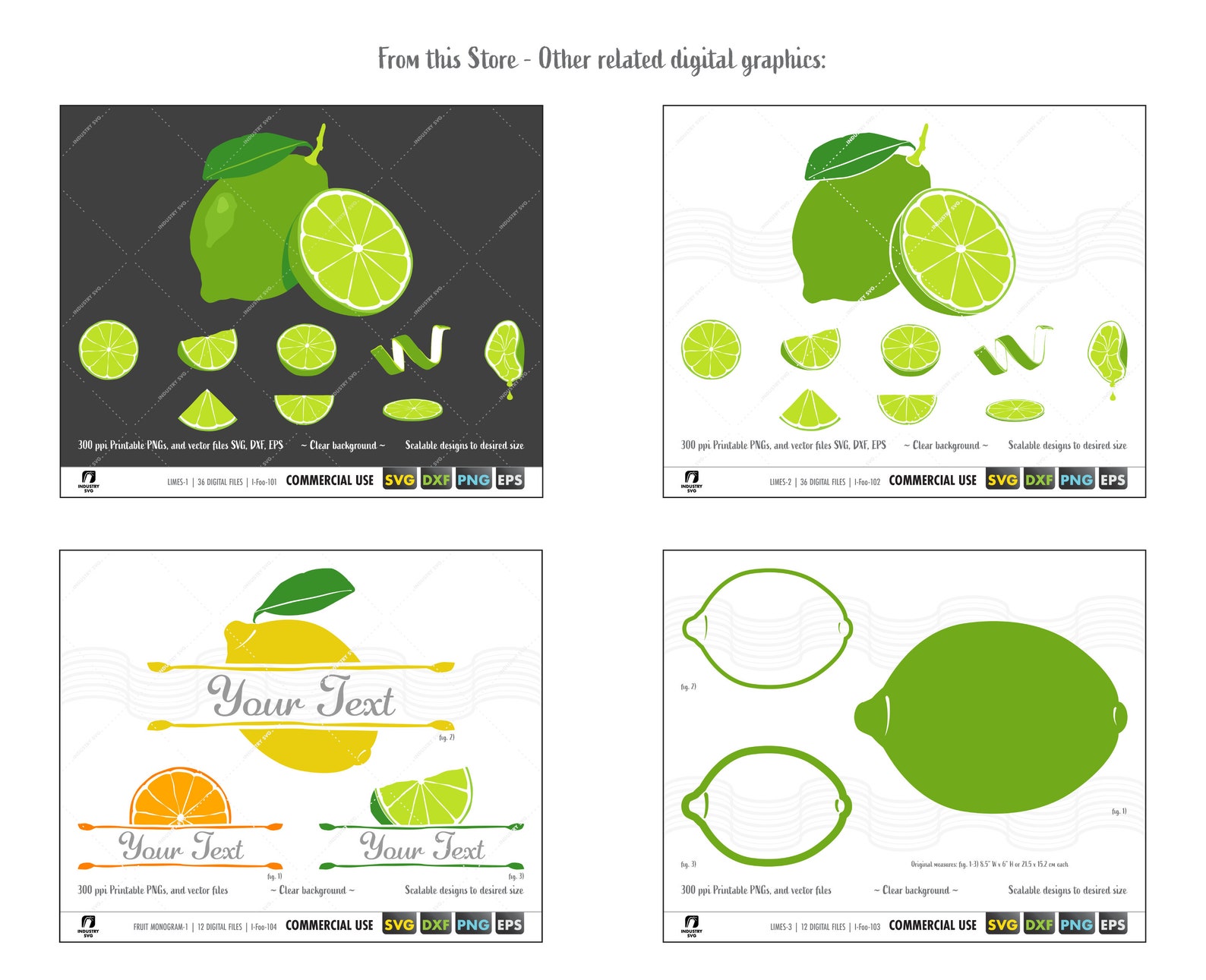 Lime Svg Bundle Lime Slice Clipart Png Fruit Svg Lemonade - Etsy