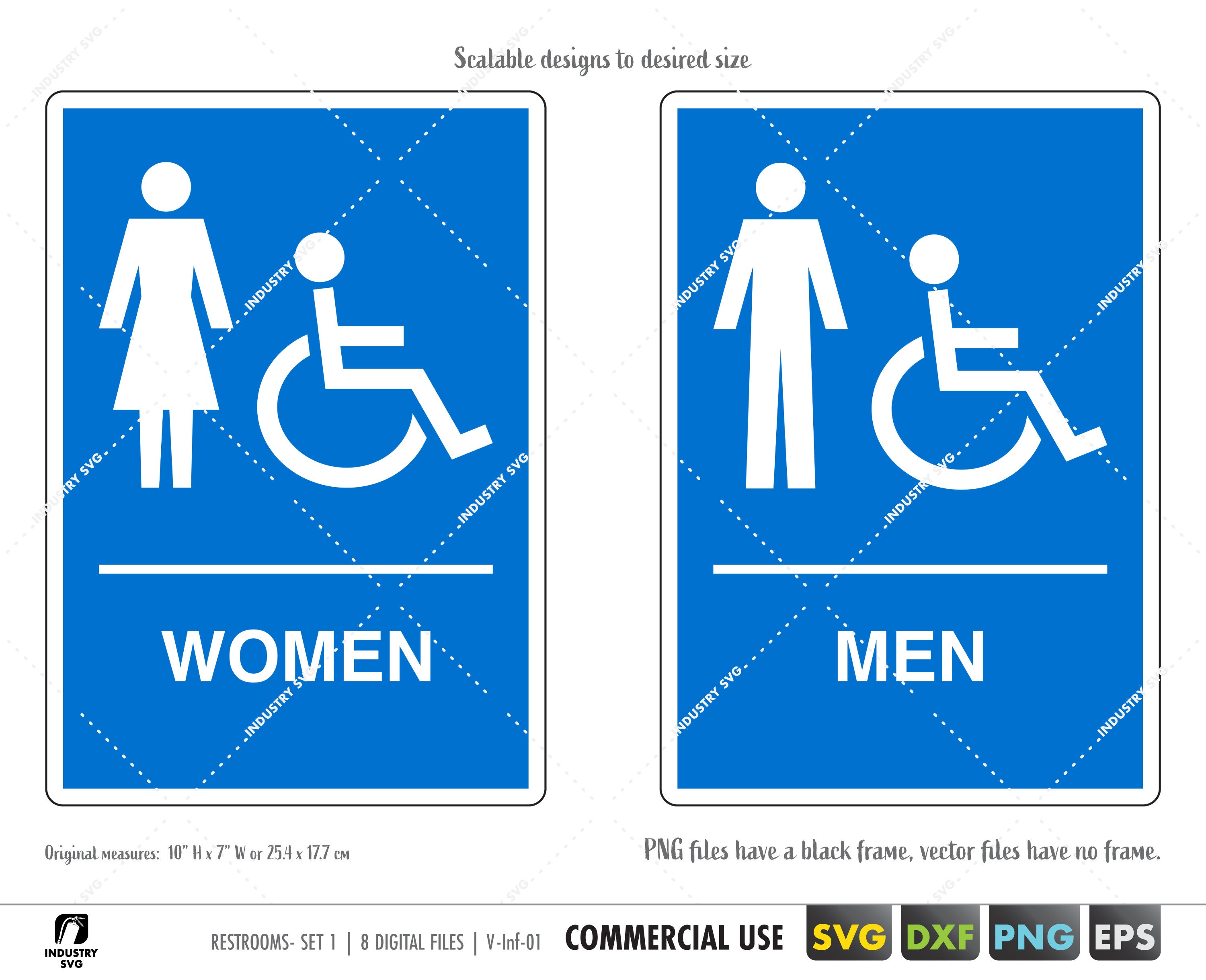 Restroom Sign Svg Restroom Svg Bathroom Sign Svg Bathroom | Etsy Canada