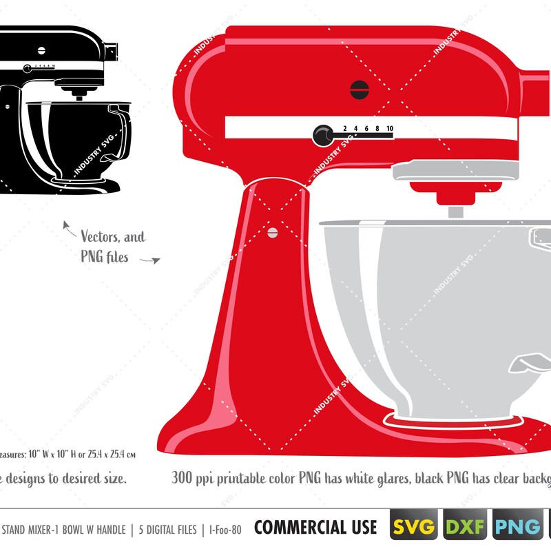 Stand Mixer Clipart - Etsy