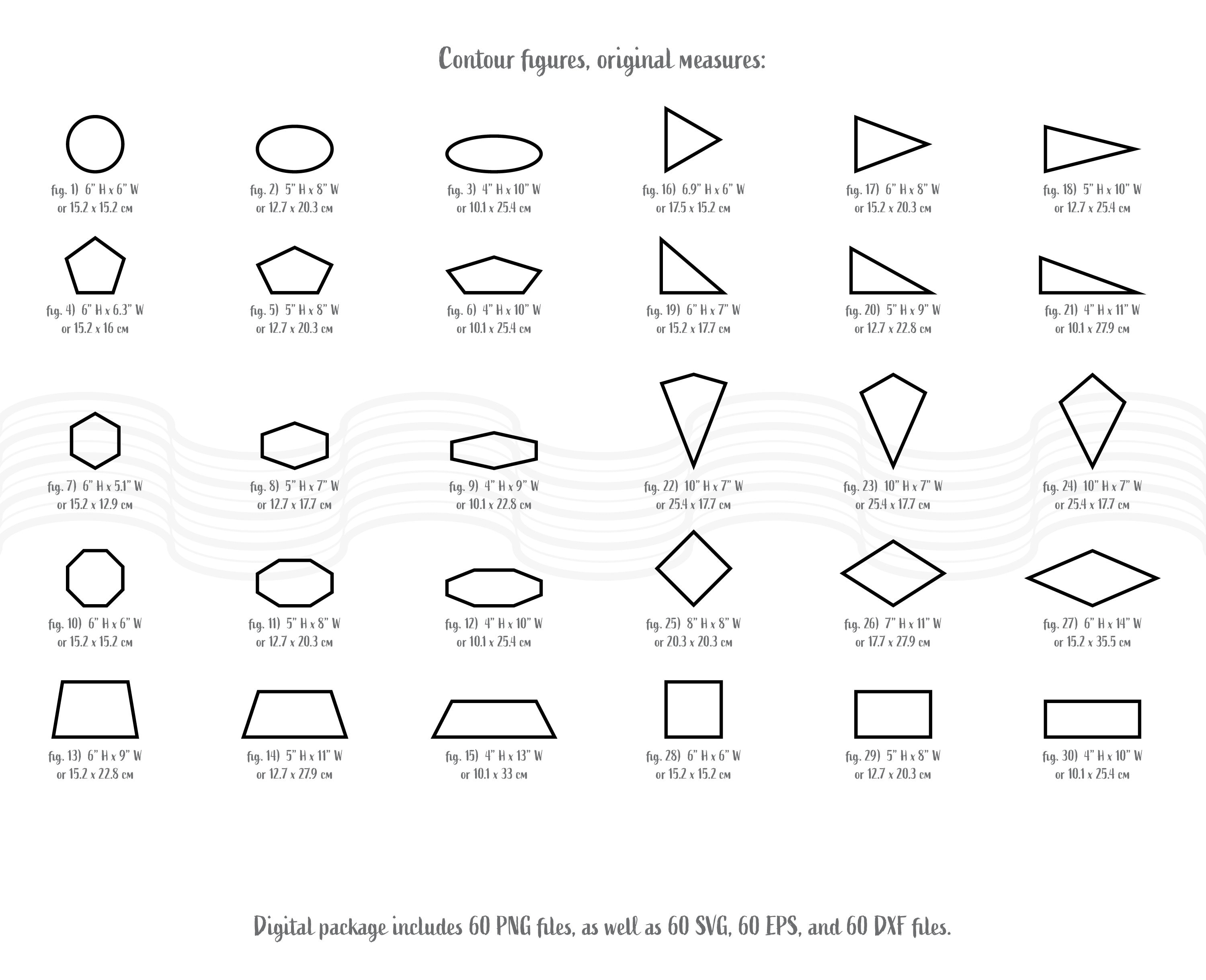 Triangle Svg, Shapes Svg, Basic Shapes Bundle Png, Polygon Oval Svg ...