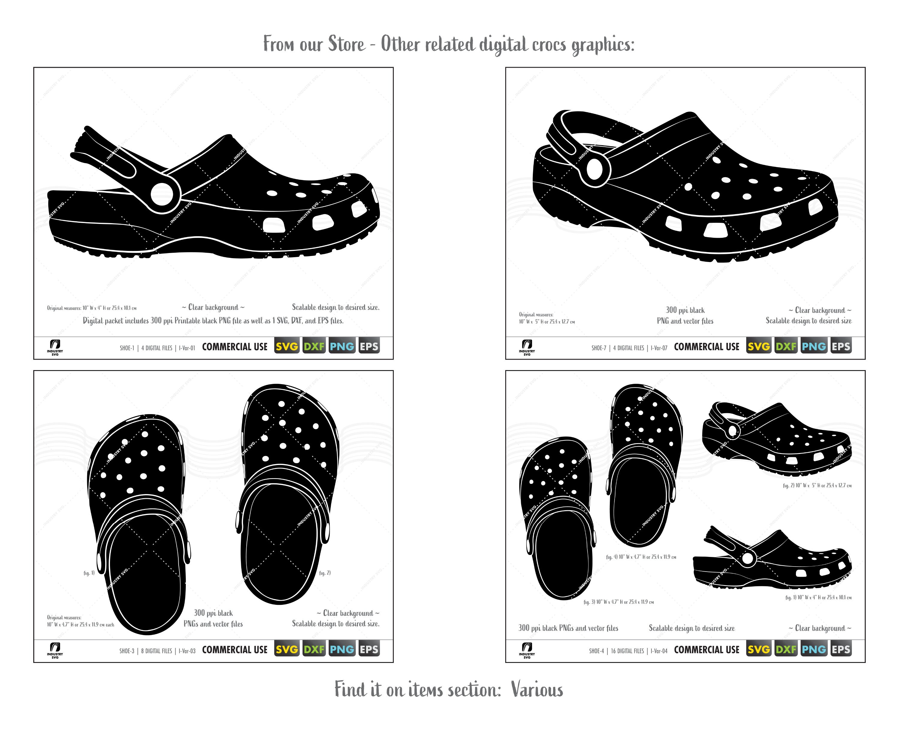 Clog Shoes Svg, Dxf, Eps, Country Shoes Svg, Clog Sandals Clipart ...