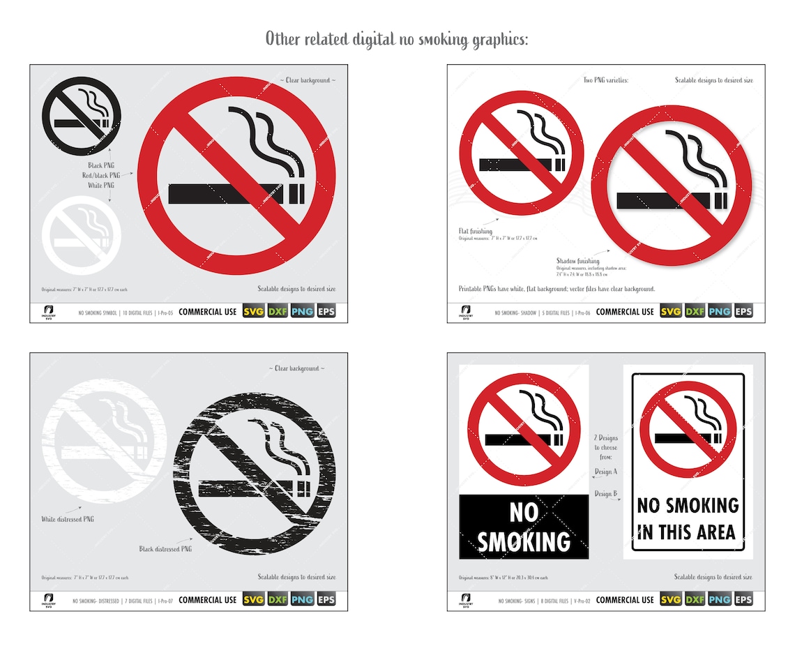 No Smoking Signs Svg, No Smoking Symbol Svg, Do Not Smoke Svg ...