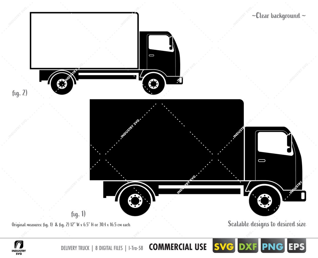 Delivery Truck Svg, Delivery Truck Clipart, Cargo Truck Svg, Lift Truck ...