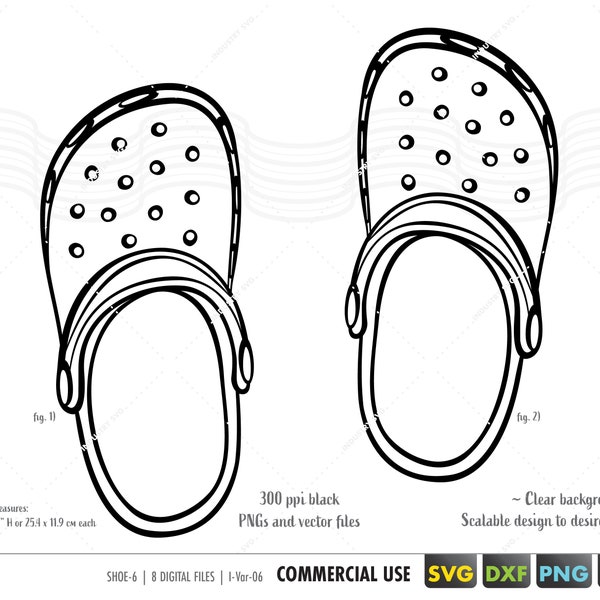 Crocs Svg - Etsy