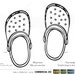 Clog Shoes Svg Dxf Eps Country Shoes Svg Clog Sandals - Etsy Canada