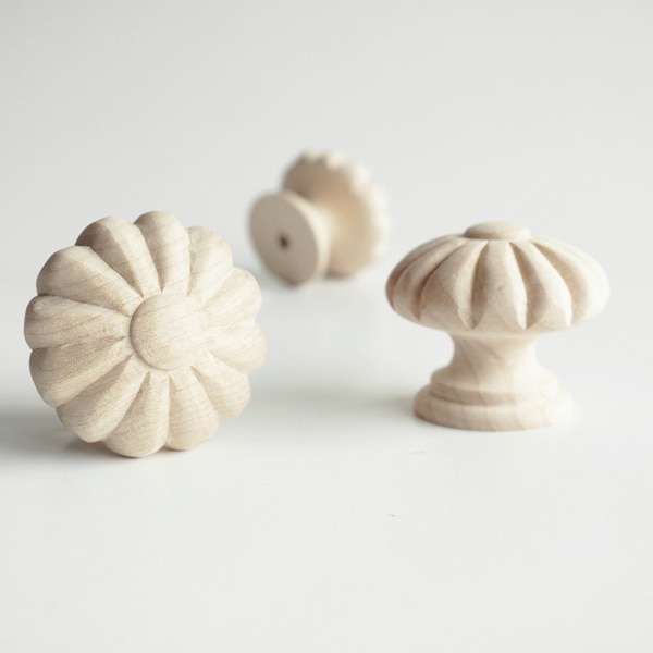 Wood Cabinet Knobs - Etsy