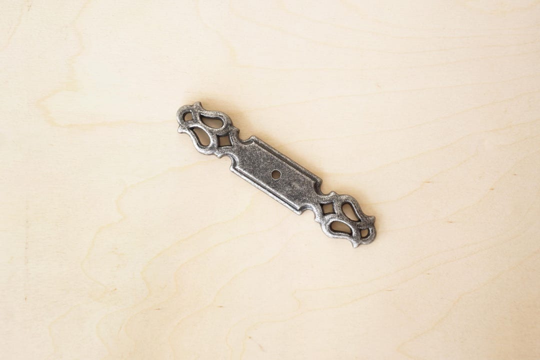 4 3/4" BACKPLATE | Silver Vintage Style Backplate, ILCO Brass Company ...