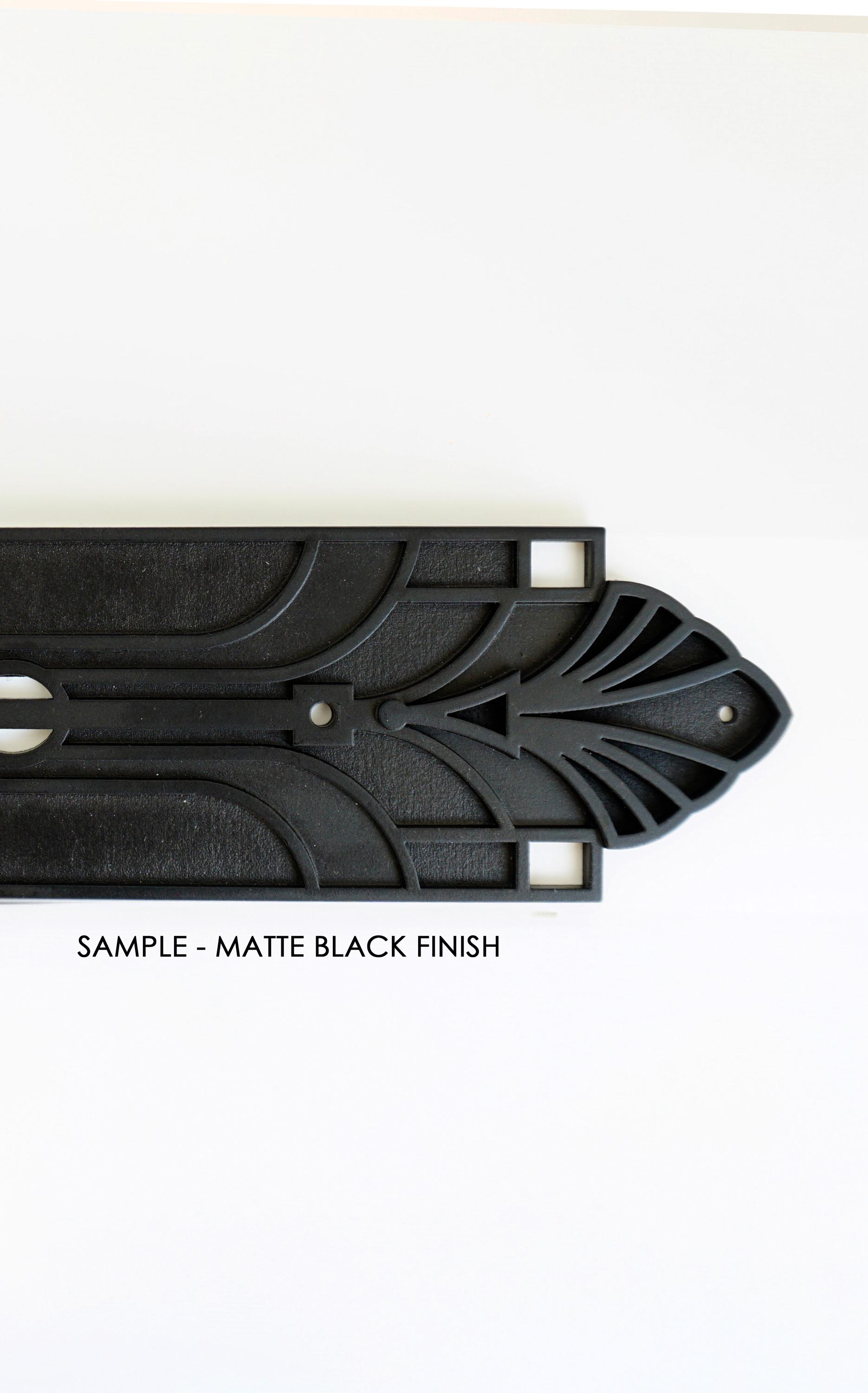 GATSBY- Art Deco | Decorative Door Knob Backplate, Interior Door Plate ...