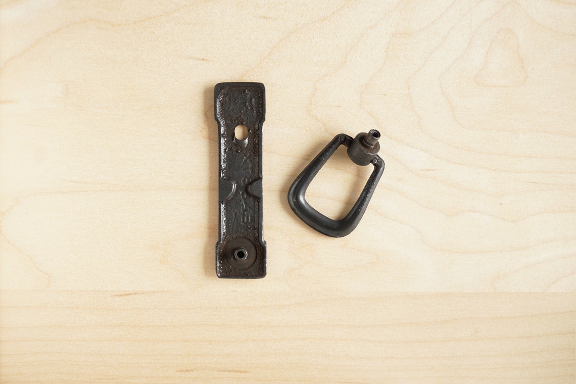 CRAFTSMAN Style Drop Bail Pull | Weathered Antique Brass | 1995 Vintage ...