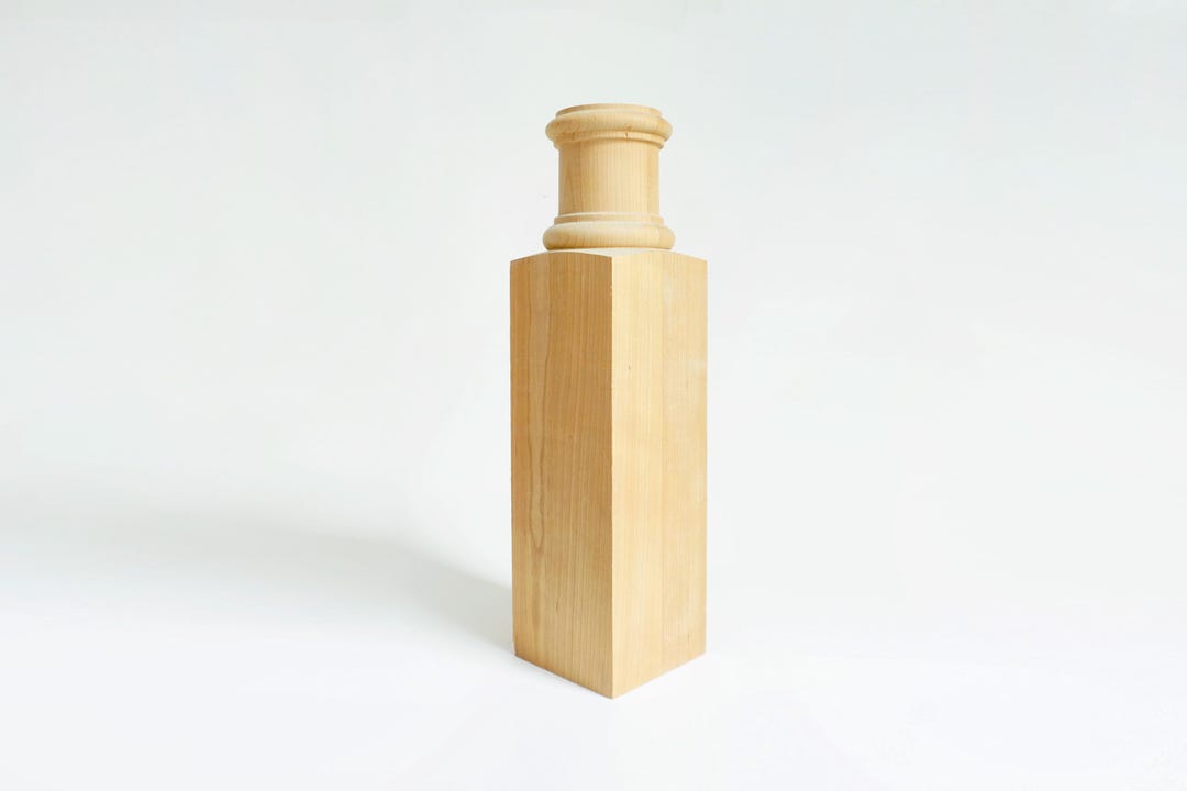 CHERRY Post | Traditional Style Wooden Finial, Cherry Post, Decorative ...