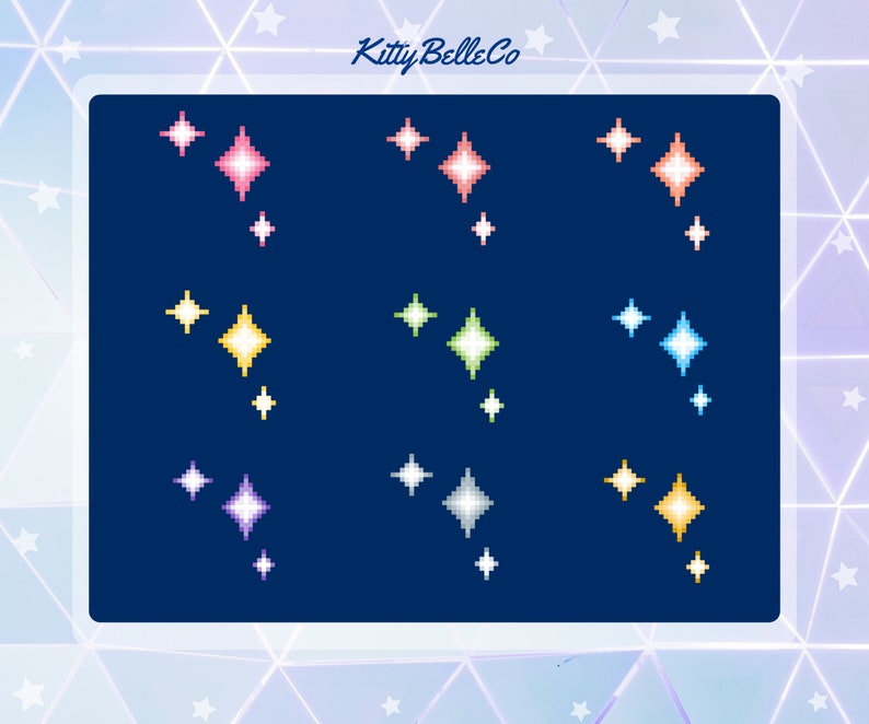 Custom Twitch Badge Flair Pixel Sparkle - Etsy