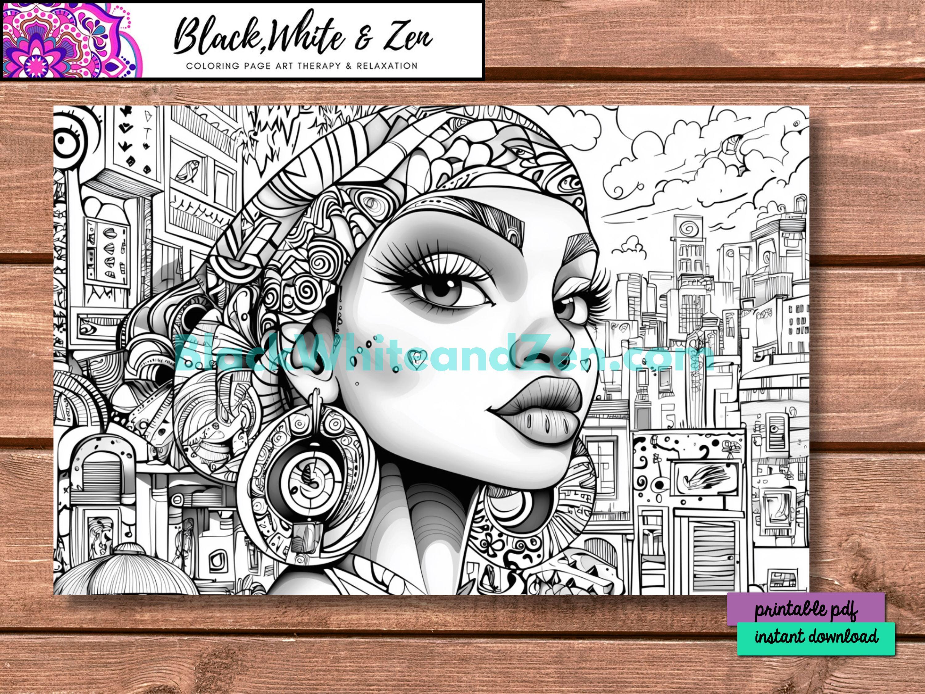 Queen Graffiti Coloring Pages Cbdd All Ages Graffiti Coloring Book