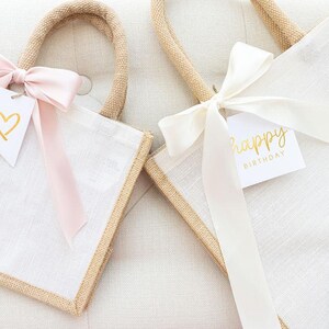 Reusable Gift Bags, Eco-friendly Gift Bags, Burlap Gift Bags, Jute ...