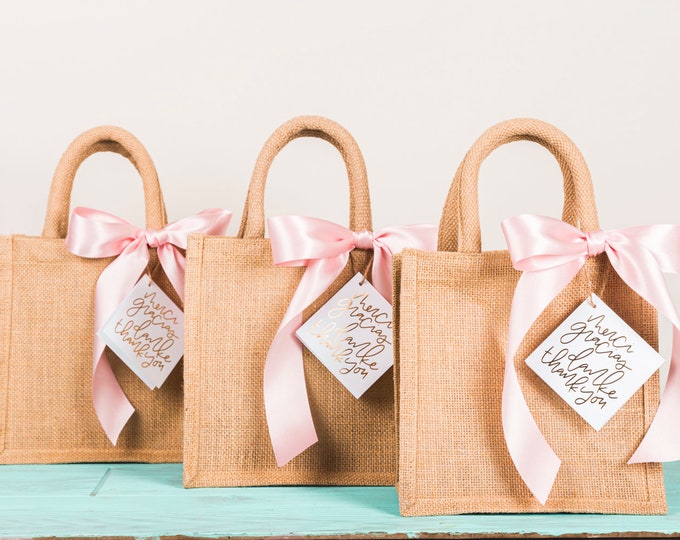 Elegant Small Gift Bags Bridal Party Gift Bag Personalized - Etsy