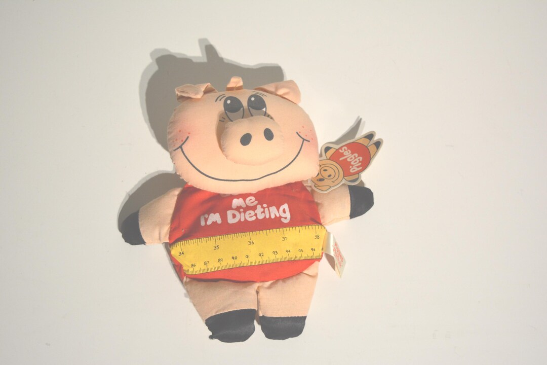 Vintage 1980's Piggles the Playful Pig by Plaintalk 'love Me, I'm ...