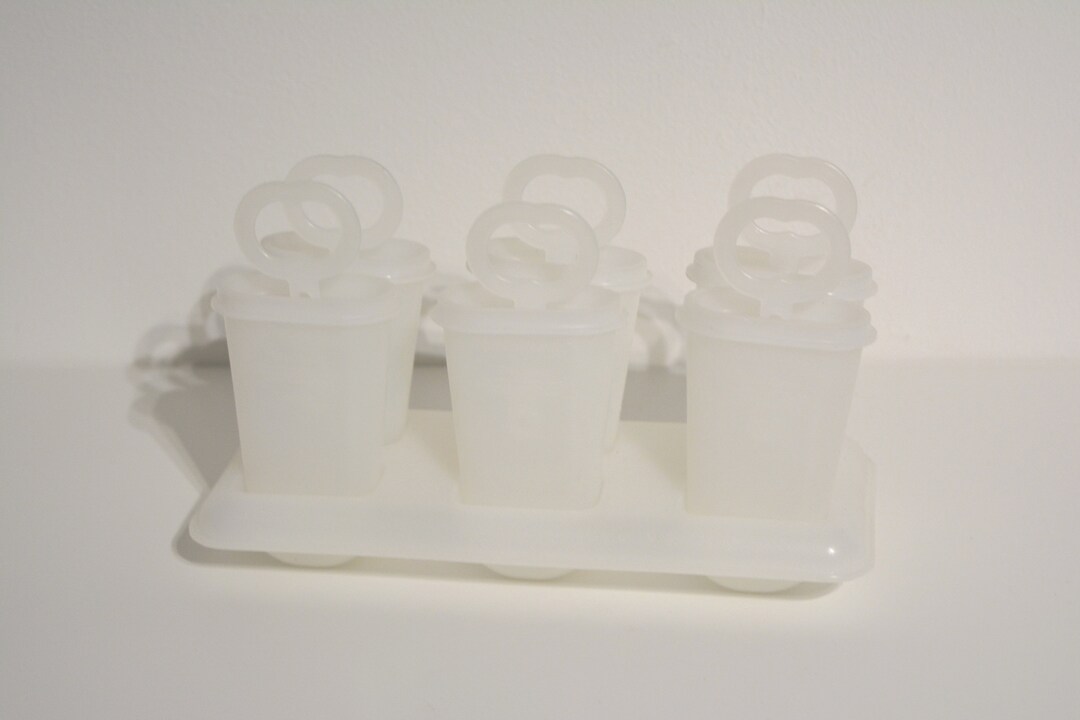 Vintage 70's Tupperware Plastic Ice Popsicle Mold Set - Etsy