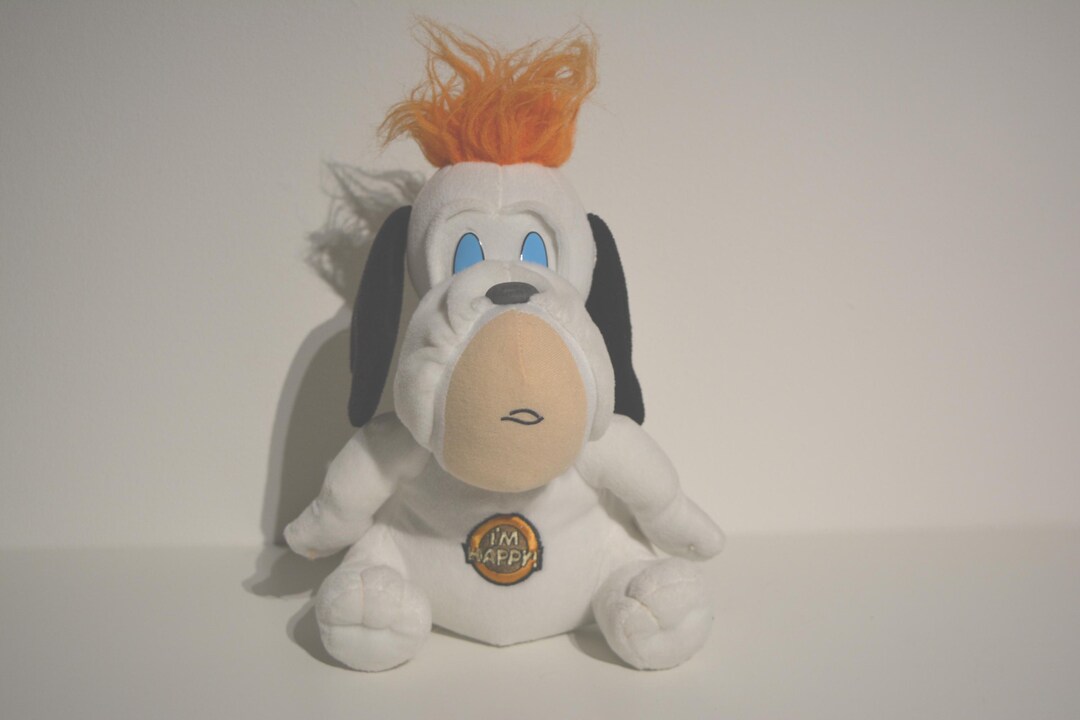Vintage Droopy 'i'm Happy' Plush - Etsy