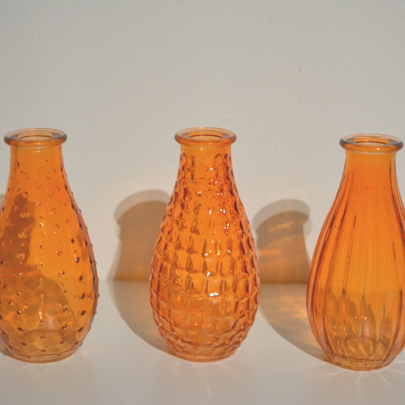 Orange Vases - Etsy