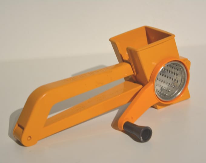 Vintage Moulinex Mouli Julienne Vegetable Grater in Orange 70s ...