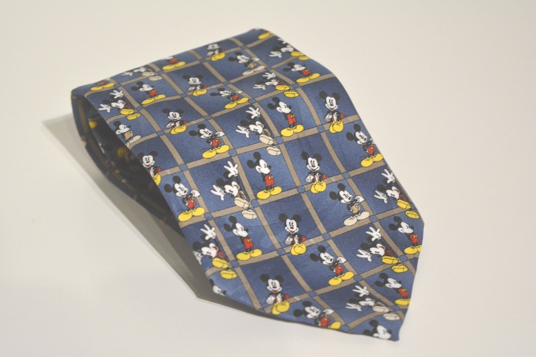 Vintage Walt Disney Mickey Mouse Neck Tie by C&A 150 Cm - Etsy