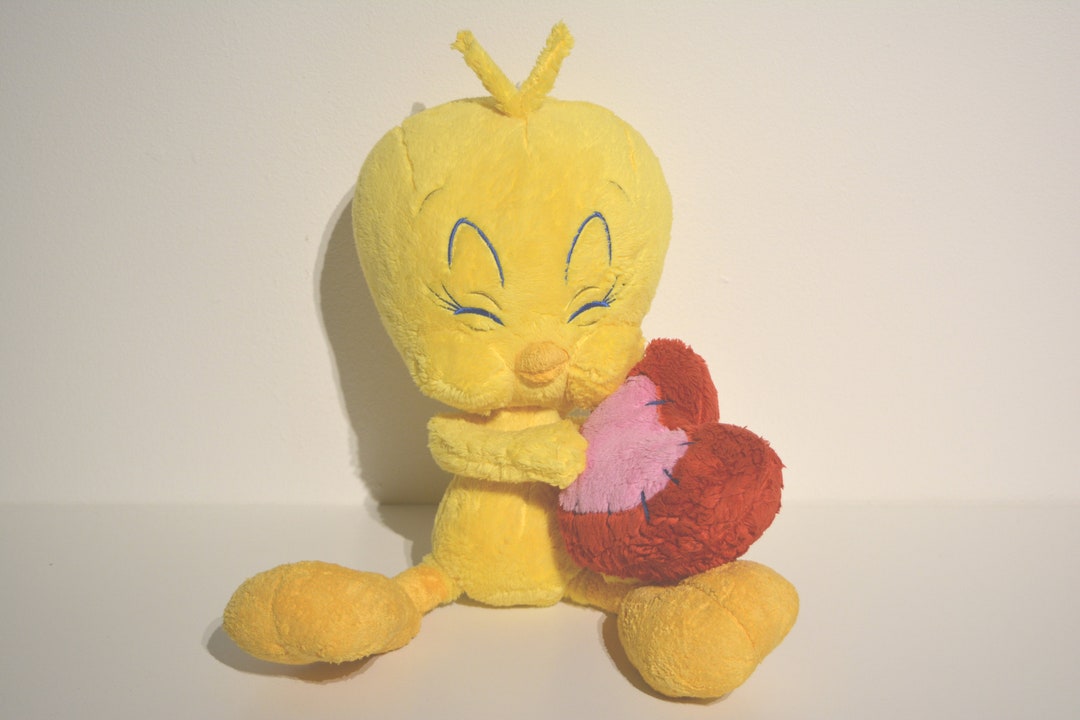 Vintage Looney Tunes Tweety With Heart Plush - Etsy