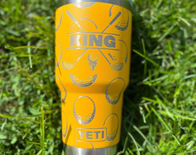 30 Oz YETI Engraved Custom Golf Tumbler - Etsy